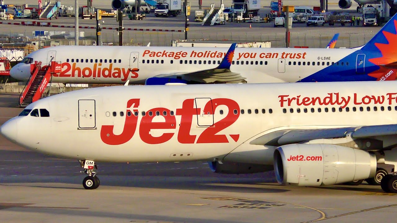 Busy Airplane Action at Manchester Airport | Plane Spotting May 2023 ...