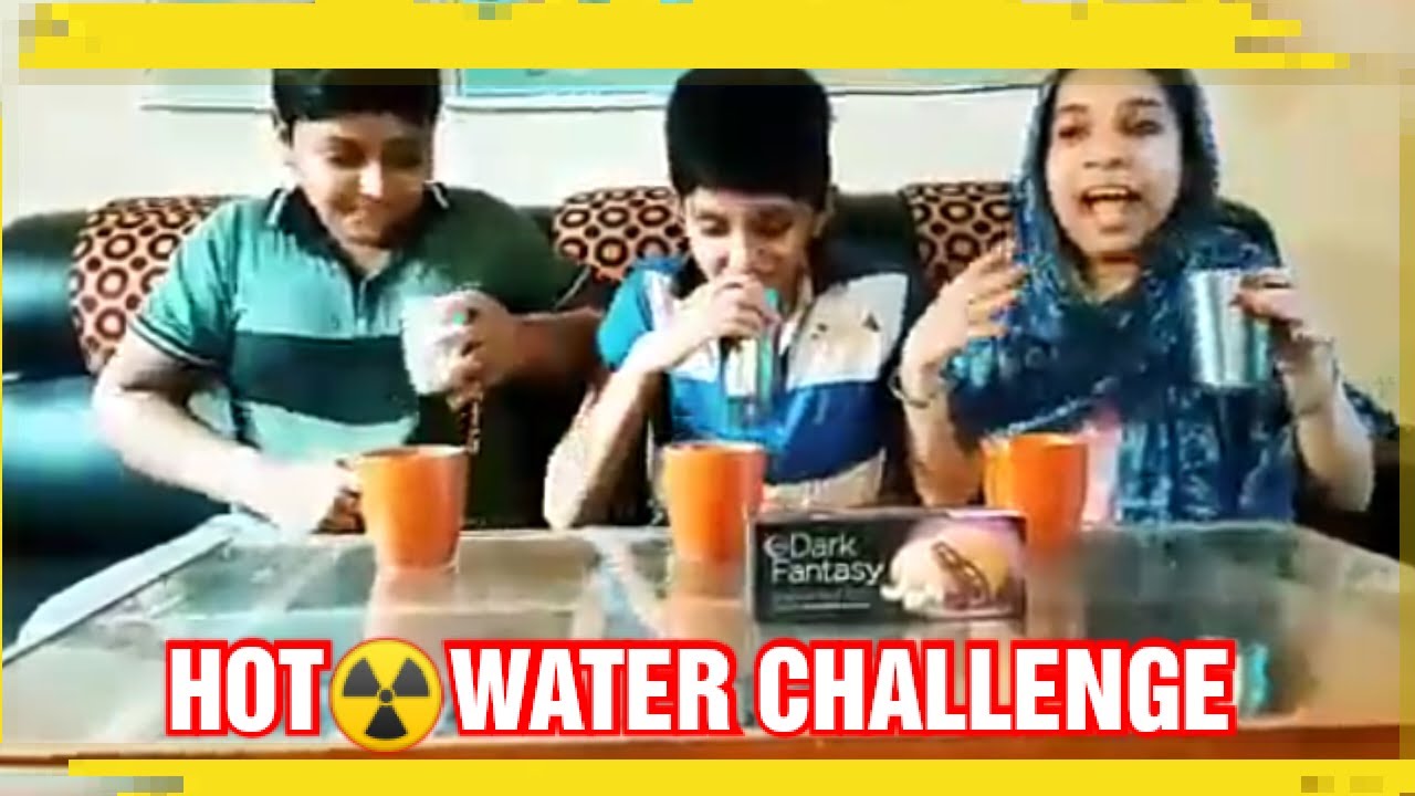 HOT WATER CHALLENGE🔆/crazy challengers - YouTube