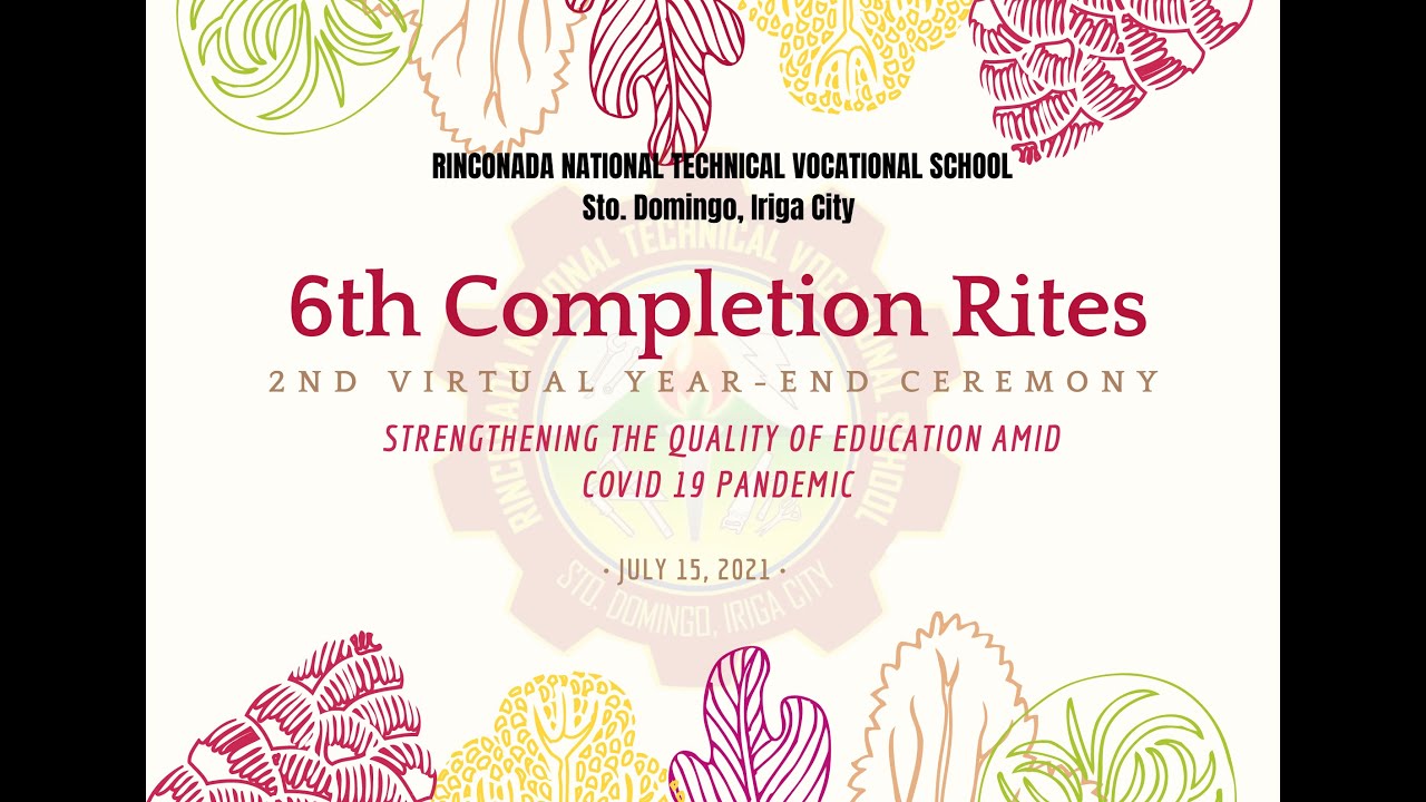 RNTVS JHS Completion 2021 - YouTube