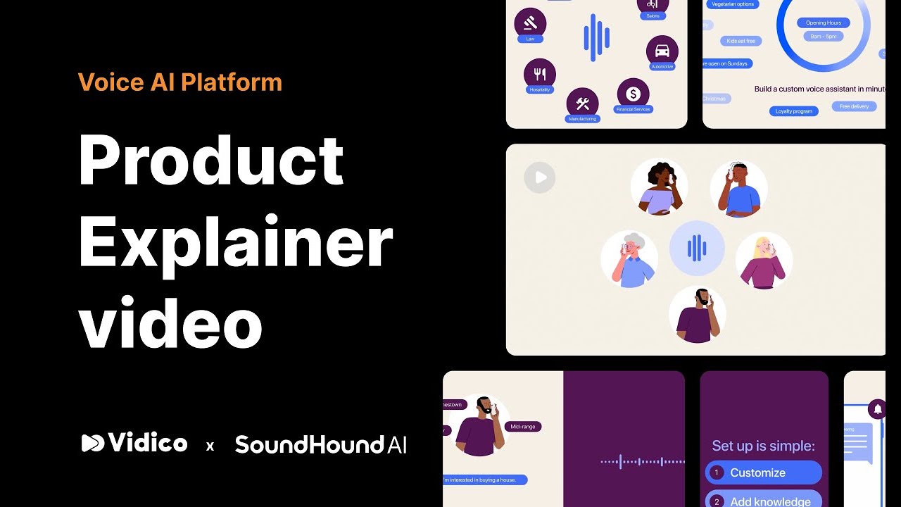 Product Explainer Video Example: Vidico x Soundhound AI — Introducing Smart Answering - YouTube