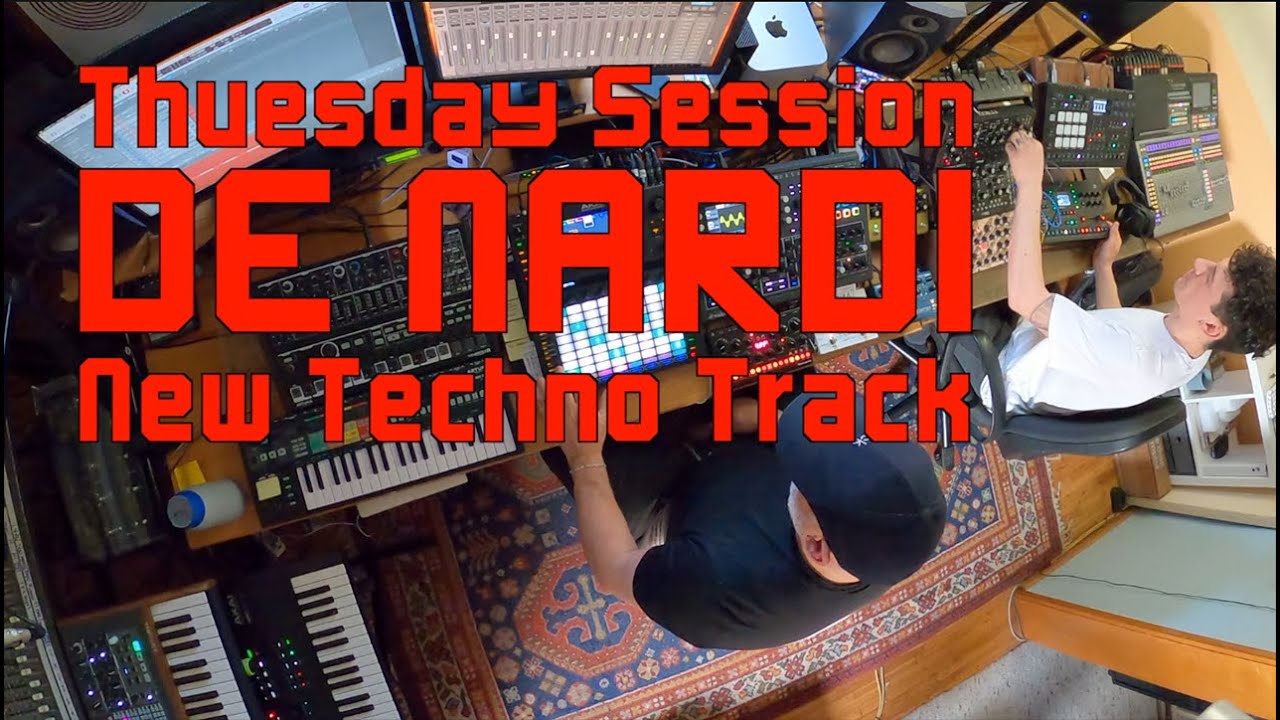 New Track Session · Live performance Techno - YouTube