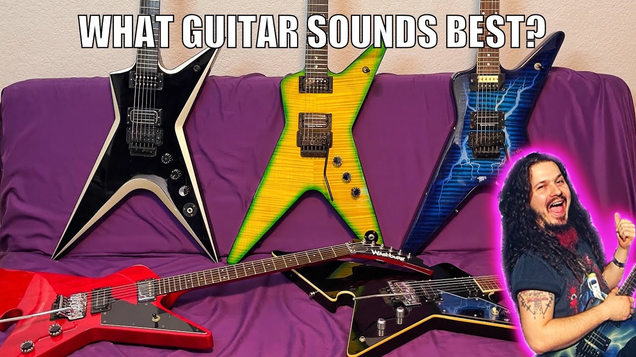 Captivating Tone Comparison: Washburn Dimebag Guitar Collection ...