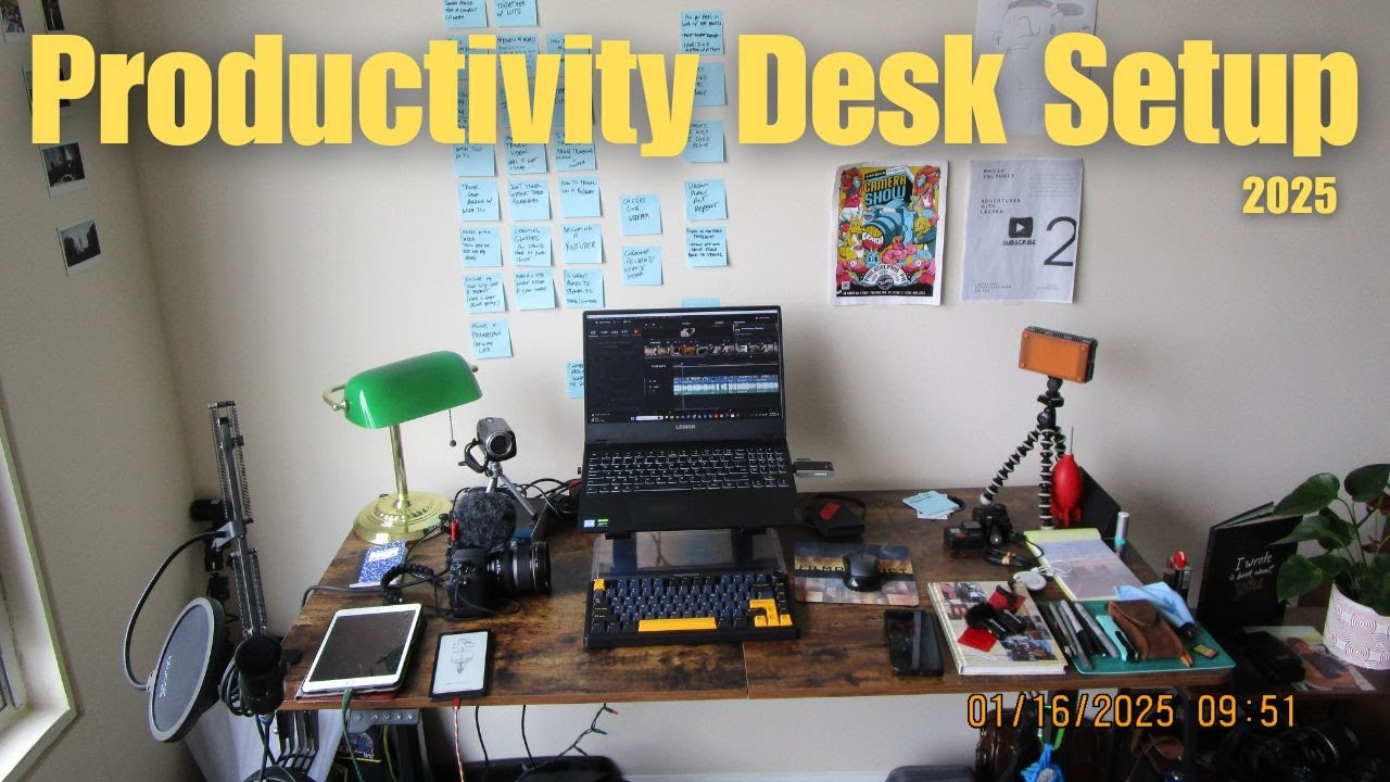 My Productivity Desk Setup 2025 - YouTube