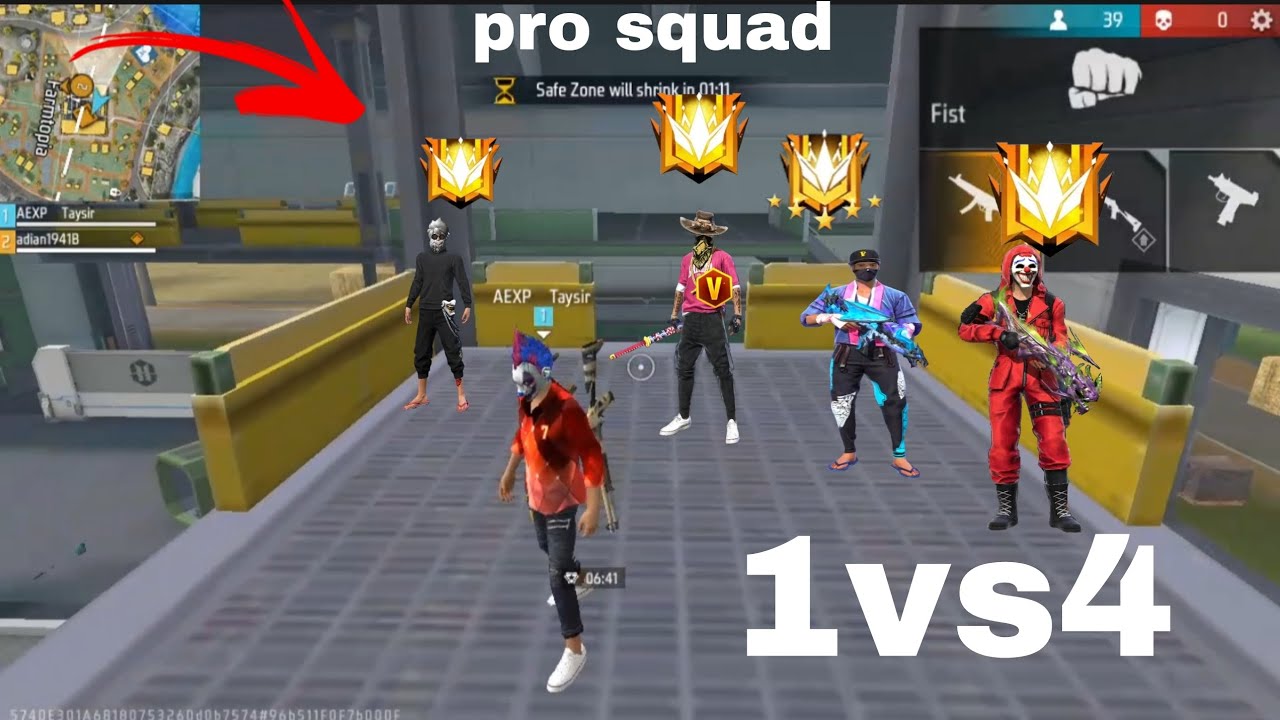Duo vs squad || pro squad || op gameplay || Tsy gamer || grand master ...