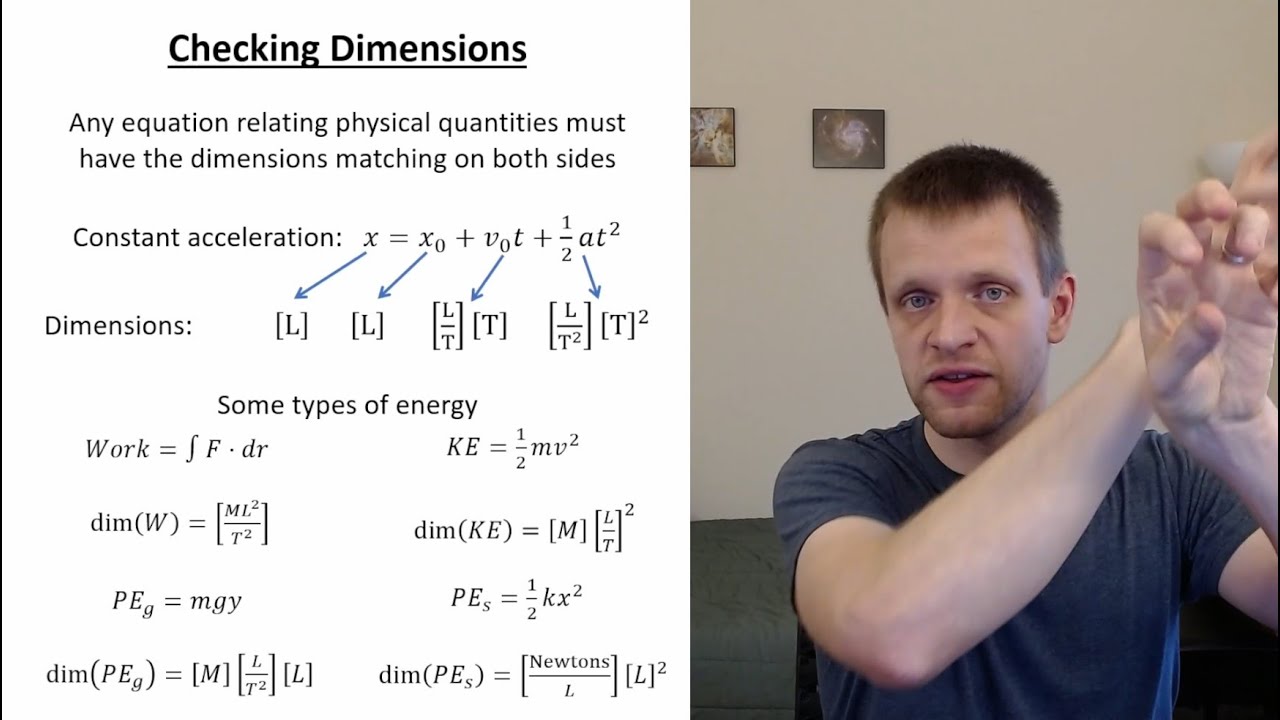 Dimensions and Units - Scientific Critical Thinking - YouTube