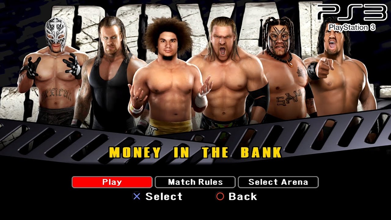 WWE SVR 2008 - Carlito,TripleH,Undertaker,Umaga,ReyMysterio ...
