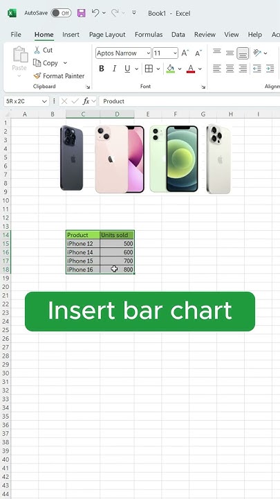 How to make custom bar charts in Excel - YouTube