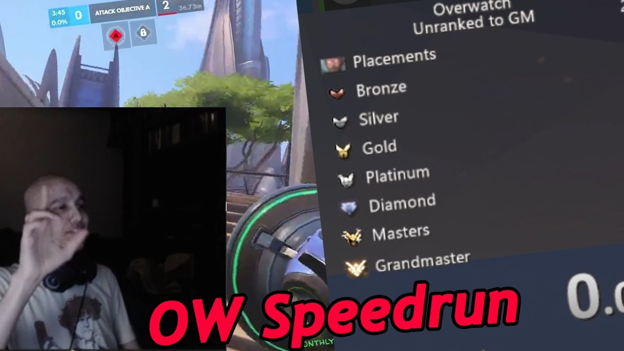 So I tried Speedrunning Overwatch Ranked... - YouTube