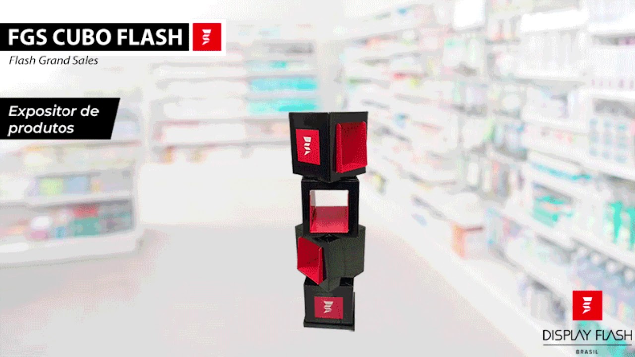 FGS CUBO FLASH EXPOSITOR - YouTube