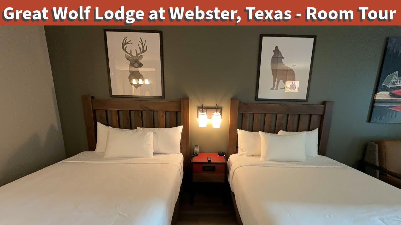 Great Wolf Lodge at Webster, Texas - Room Tour 4K - YouTube