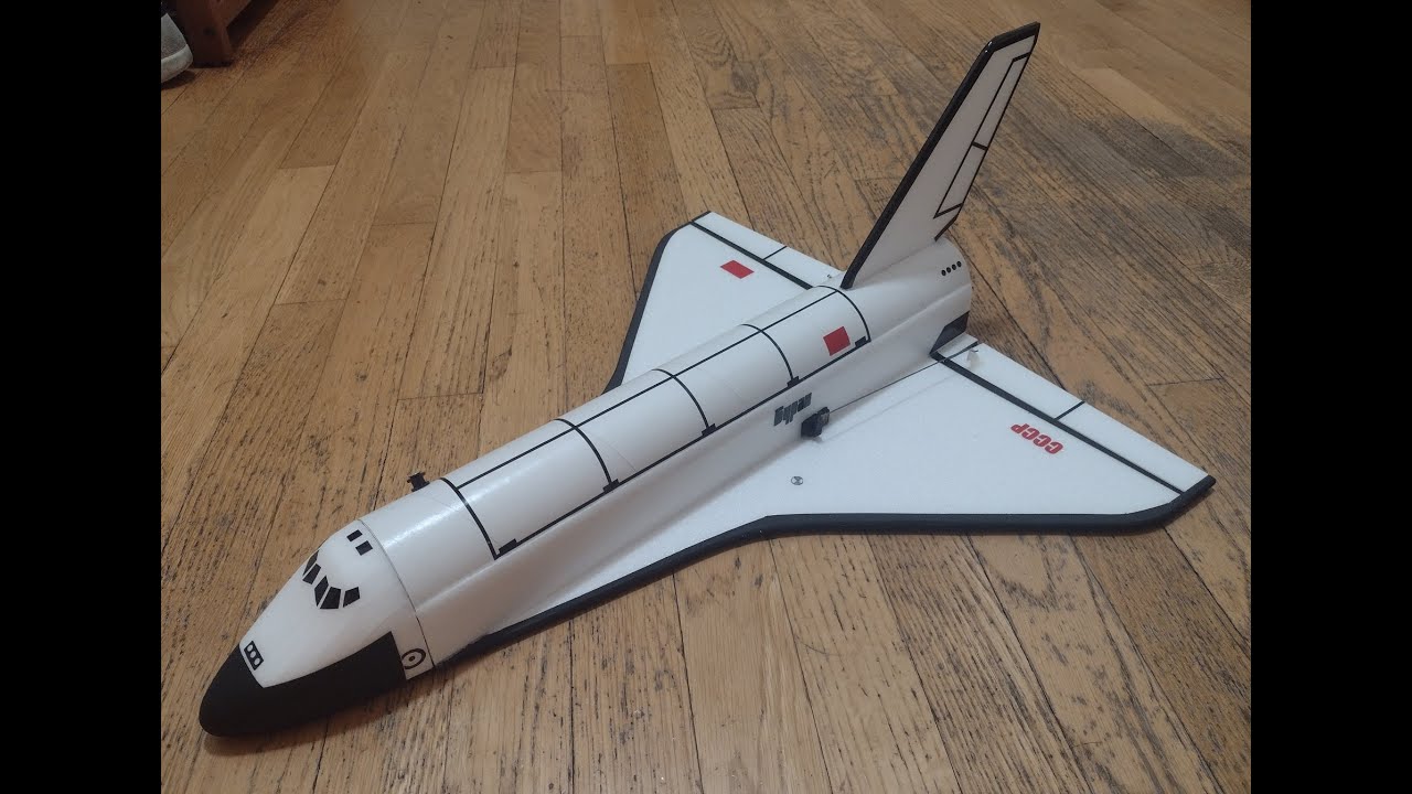 1/72 Buran Shuttle R/C Rocket glider - YouTube