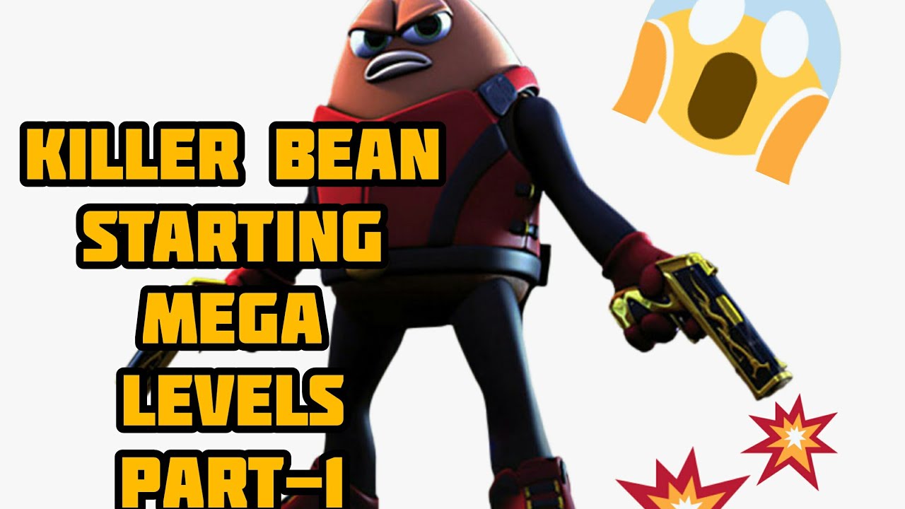 KILLER BEAN: the starting of "MEGA LEVELS" Gameplay walkthrough - YouTube