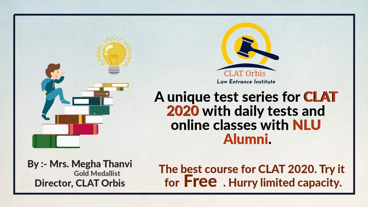 CLAT 2020-Best Course and Test Series By NLU Alumni and Experts| Free ...