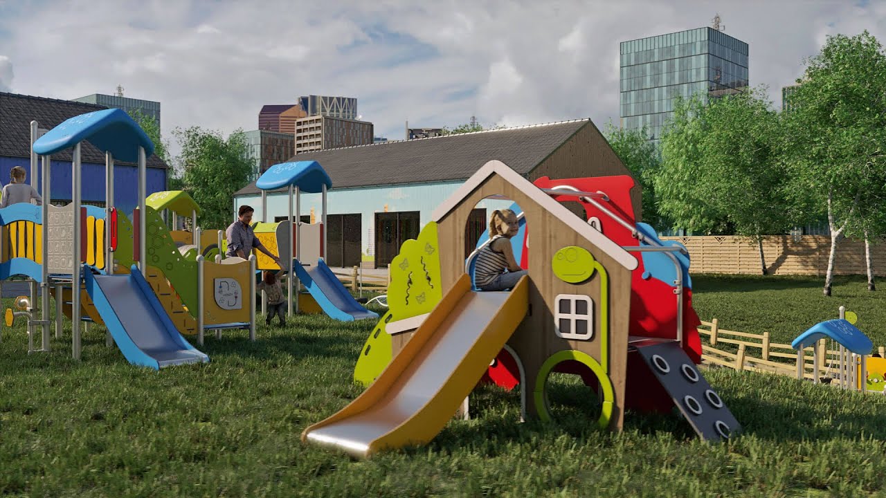 CGI 3D Animation Buglo Mini series playground - YouTube