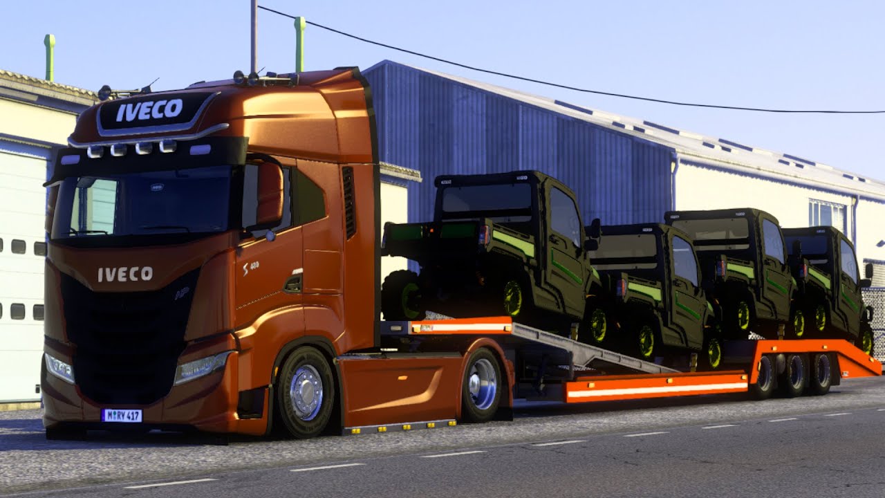 ETS2 | Iveco S WAY 2020 HBB Store And Platform Trailer [1.42] | Iberia ...