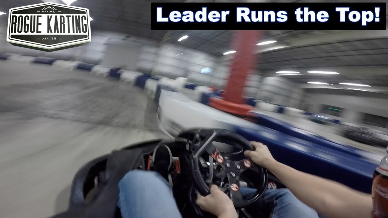 Leader Runs the Top Challenge at Rogue Karting! (Sliders) - YouTube