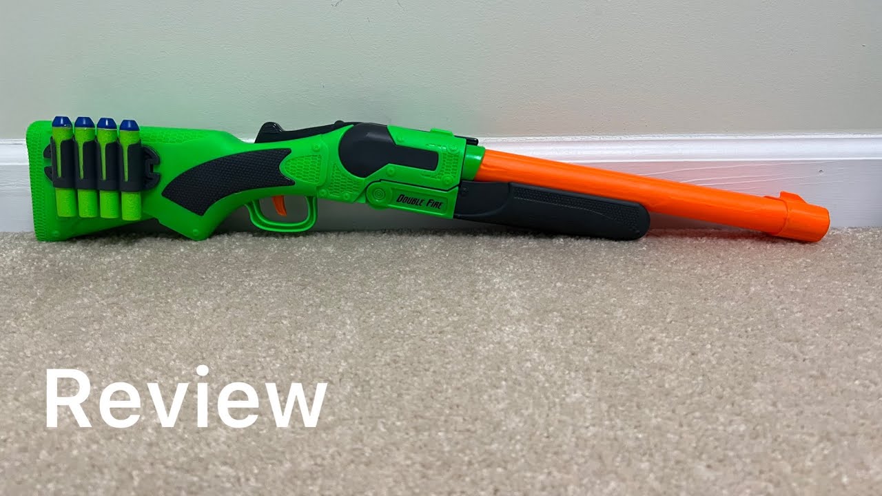 [REVIEW] adventure force double fire (double barrel shotgun!) - YouTube