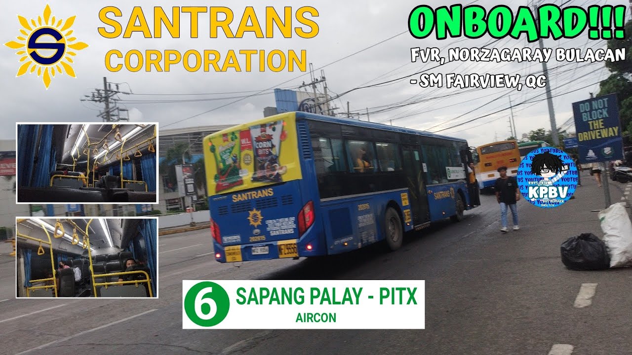 ONBOARD!! Bus Ride Santrans 202815 (Golden Dragon XML6125J28C Chuanliu ...