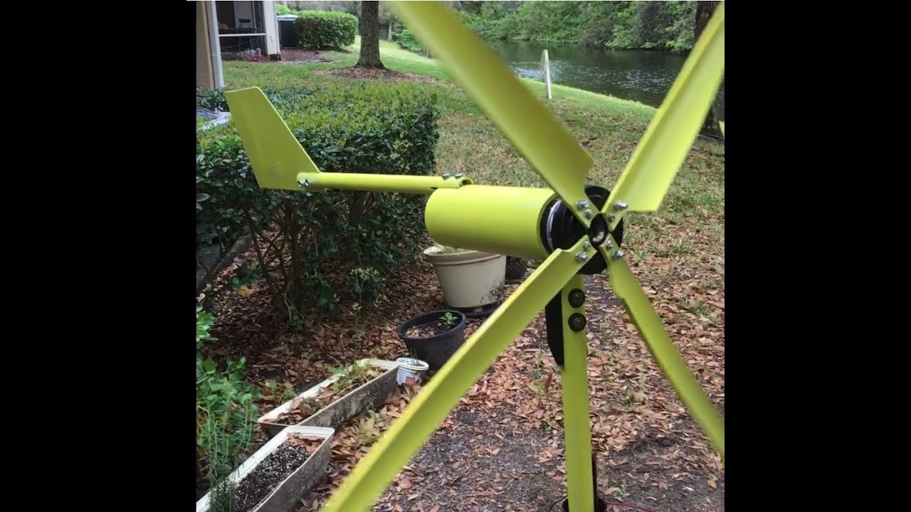 Homemade DIY build wind turbine under $100 with PVC pipe,turbina na ...