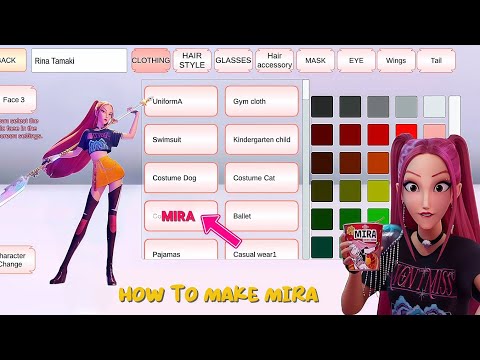 How to Make Mira in Sakura School Simulator | Easy Tutorial 😍
