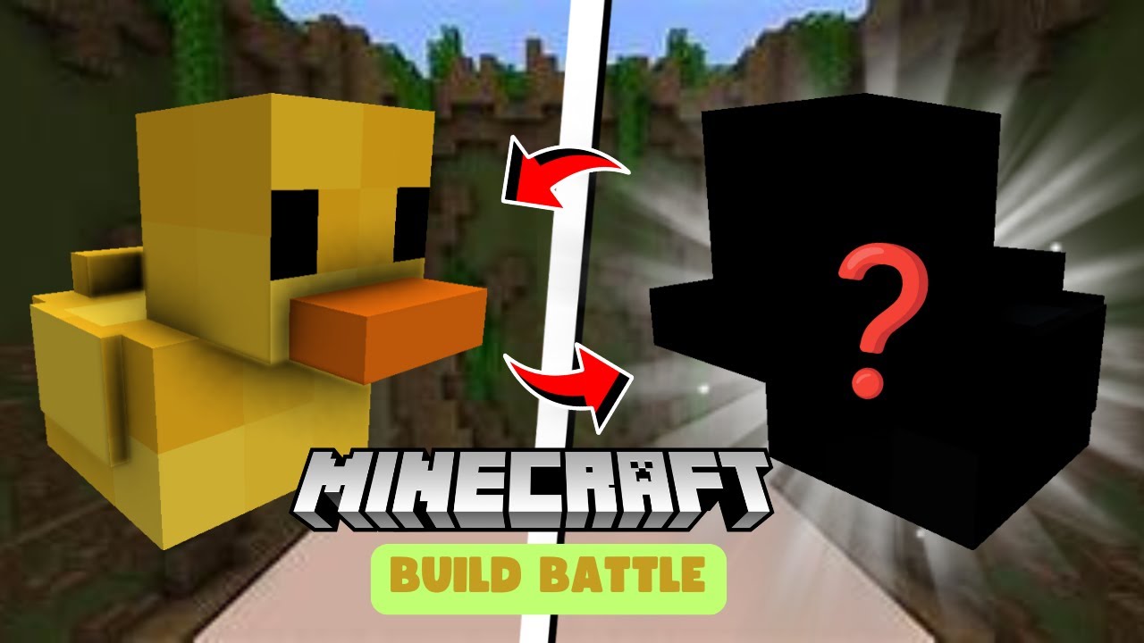 BATALHA DE CONTRUÇAO NO MINECRAFT- BUILD BATTLE - YouTube