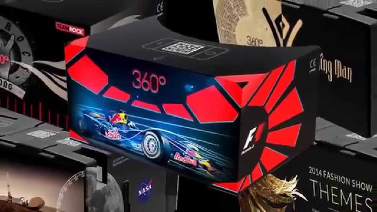 Branded Paper Virtual Reality Headsets - YouTube