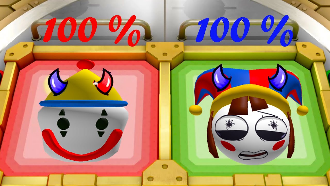 Super Mario Party Minigames Pomini vs Caine vs Kaufmo vs Bowser ( Max ...