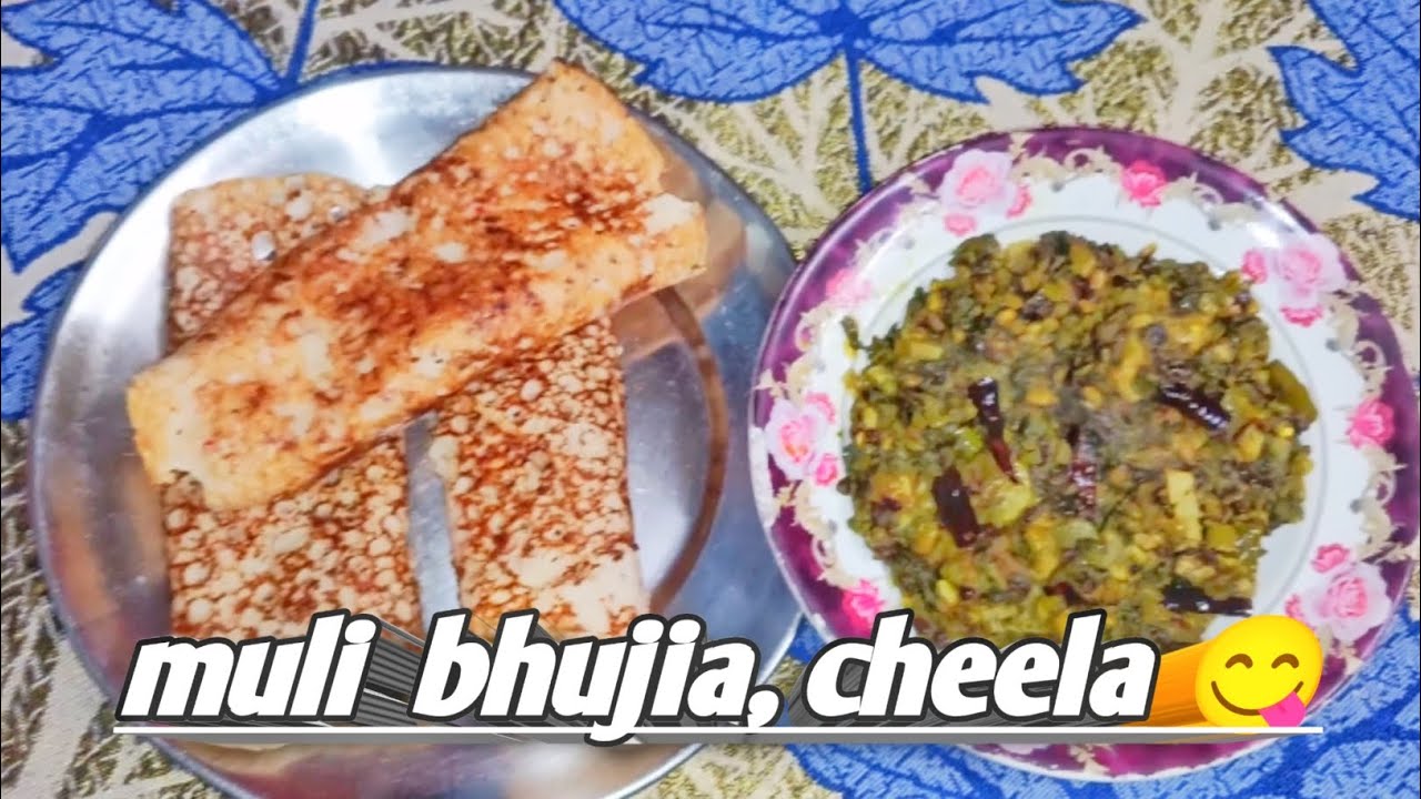 tasty muli bhujia, cheela recipe😋 | Hoor house | subscribe for more ...