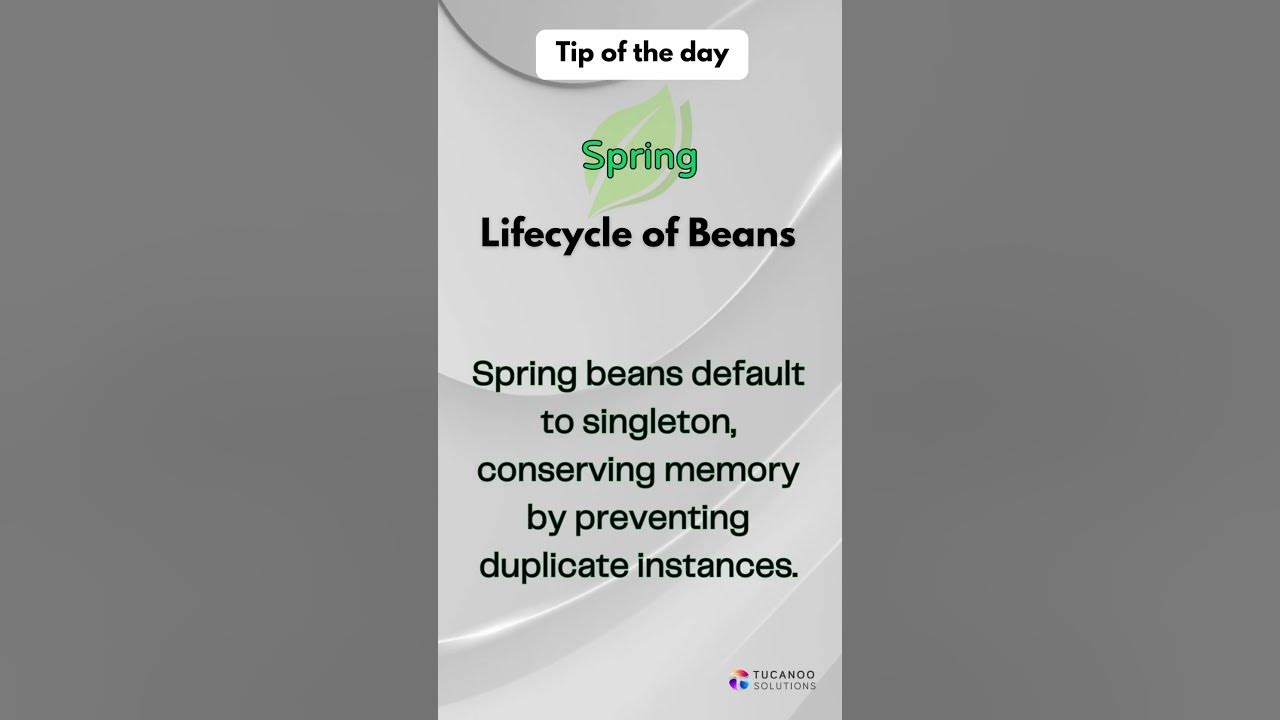 Spring tip of the day - Why use #Spring Beans #java #programming # ...