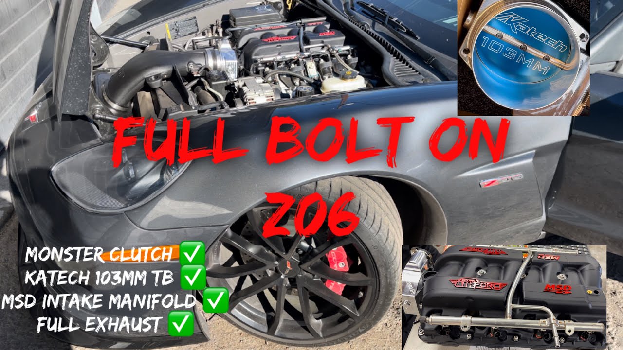 FBO C6 Z06!!! MSD Intake, Katech Throttle Body + More - YouTube