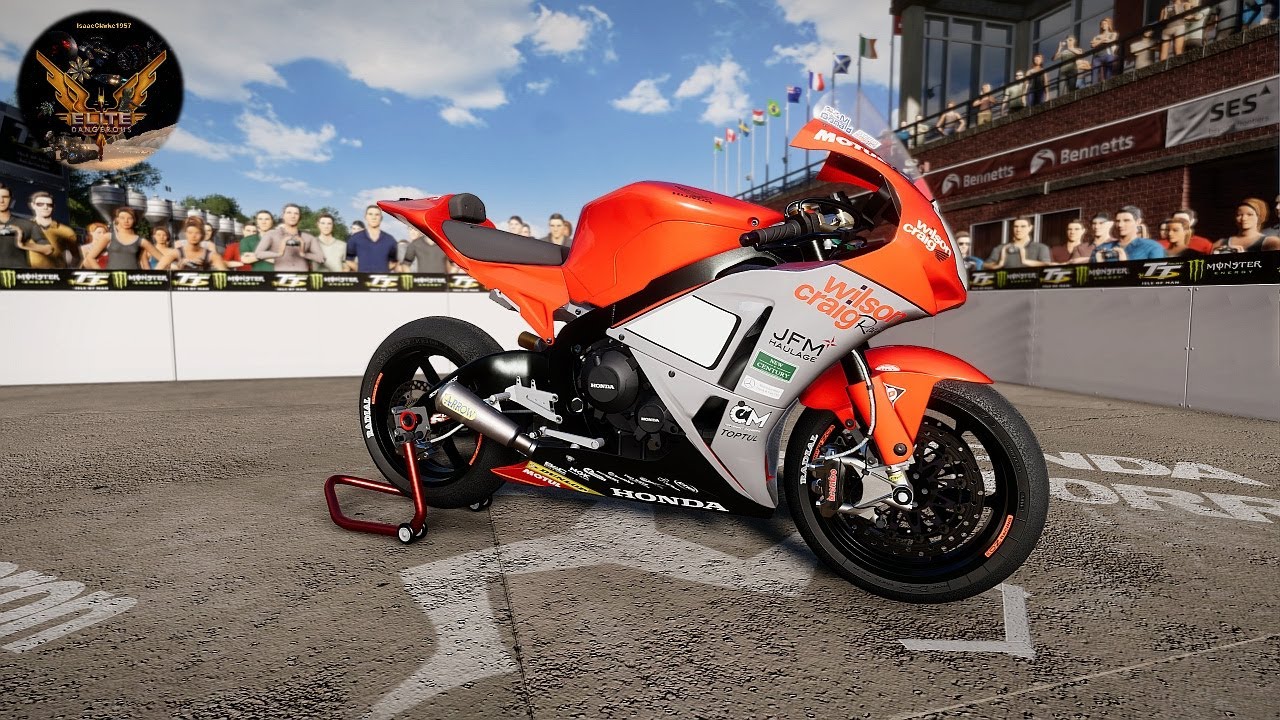 TT Isle of Man Ride on the Edge - Tyrone Track - Massenstart - Honda ...