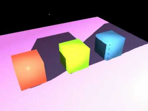 OpenTK Shadow Mapping (First Test) - YouTube