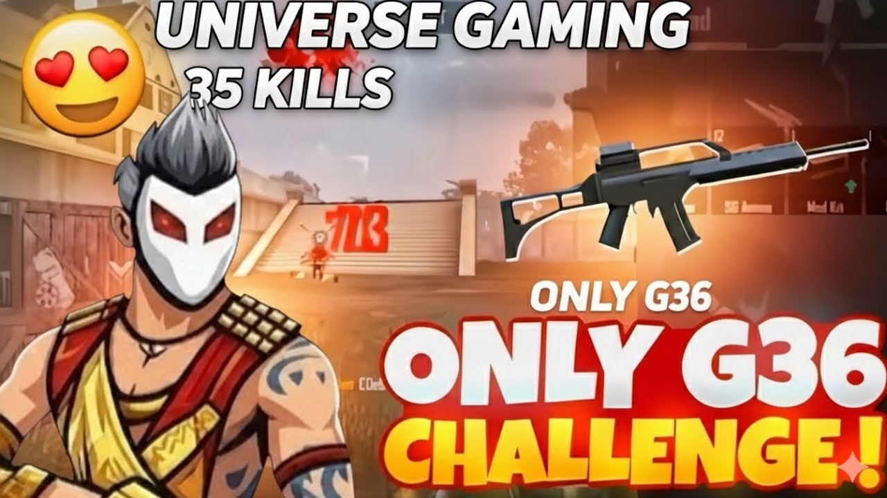 UNIVERSE GAMING'S 35 KILL BOOYAH! 🔥 G36 Gun Gameplay. - YouTube