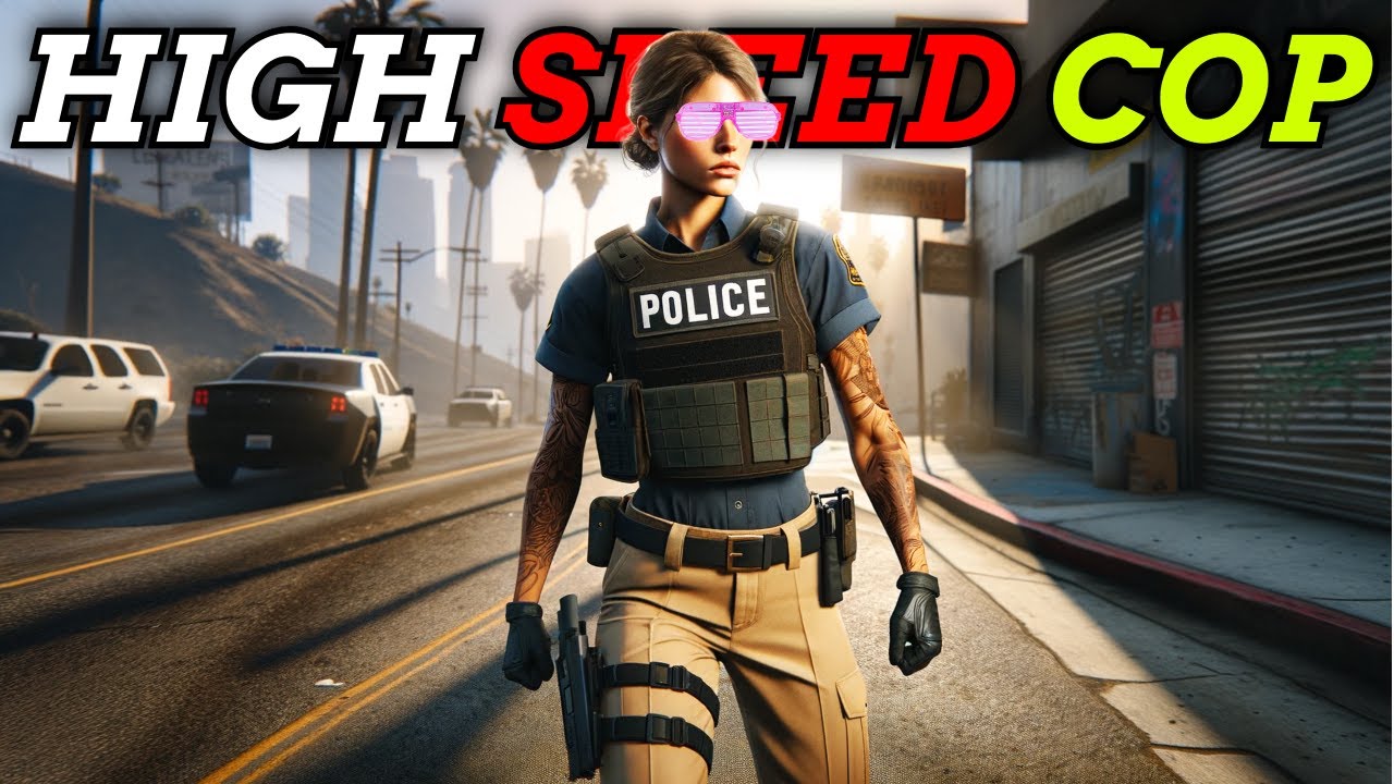 High Speed Mustang Cop in GTA 5 RP - YouTube