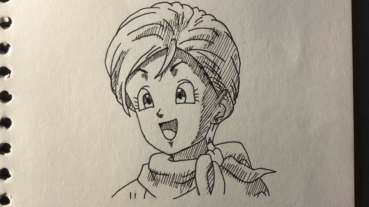 How to draw Bulma #drawing #anime #howtodraw #animedrawing - YouTube