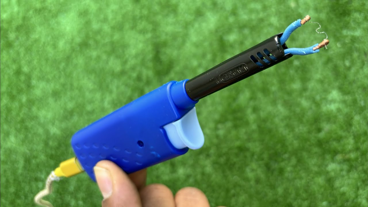 How To Turn A Gas Lighter into a practical refillable lighter - YouTube