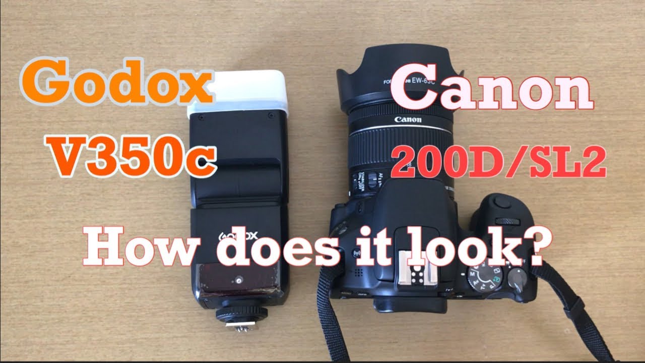 Godox V350c on Canon 200D/SL2 | 18-55mm how does it look? | Small ...