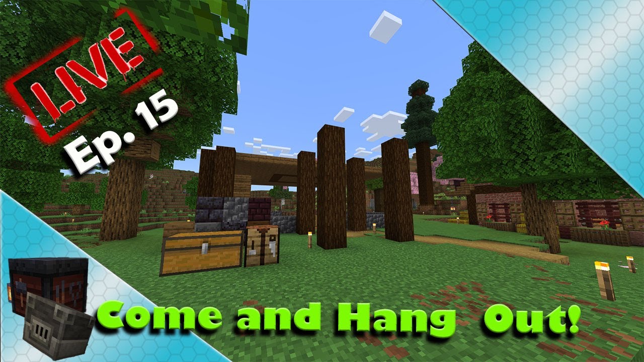 Lets Build a Blacksmiths Trading Hall | Minecraft Bedrock | Ep. 15 ...