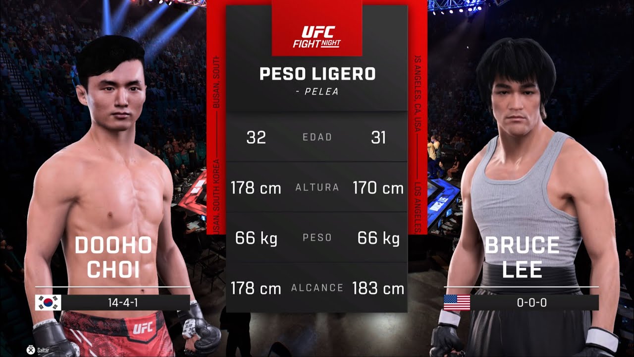 Dooho Choi vs. Bruce Lee - EA Sports UFC 5 - Epic Fight - YouTube