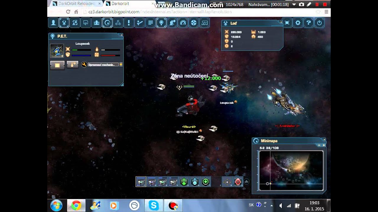 Dark Orbit Súťaz o ucet ! (Full LF3 / 8 IRIS / AEGIS / P.E.T) - YouTube