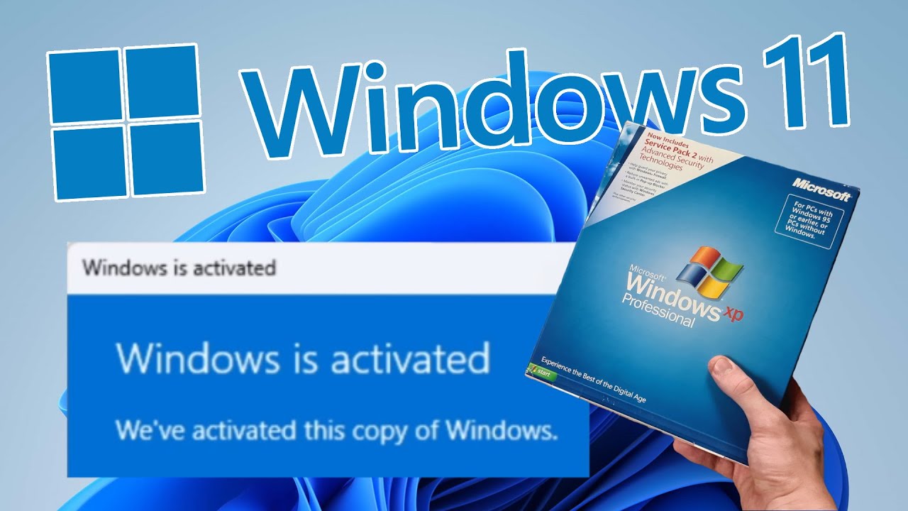 Can you activate Windows 11 with a Windows XP key? - YouTube