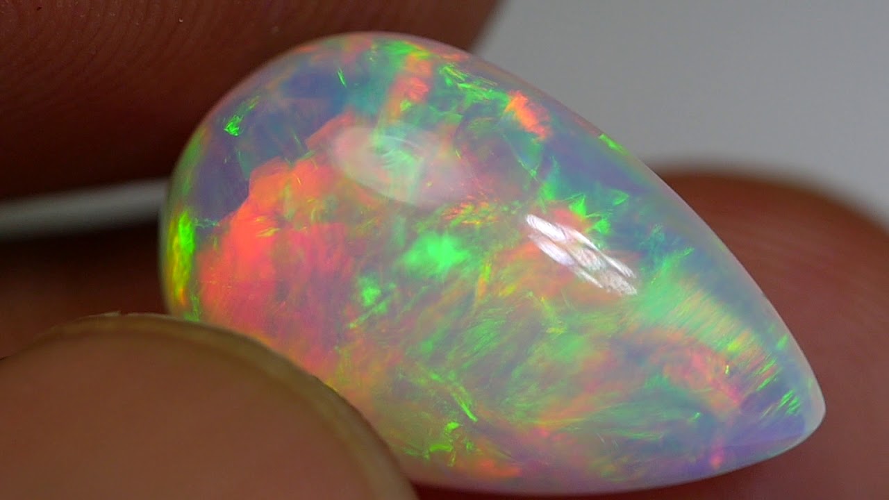 5.45 CRT GORGEOUS FLAGSTONE CHAFF PATTERN DELUXE COLOR WELO OPAL - YouTube