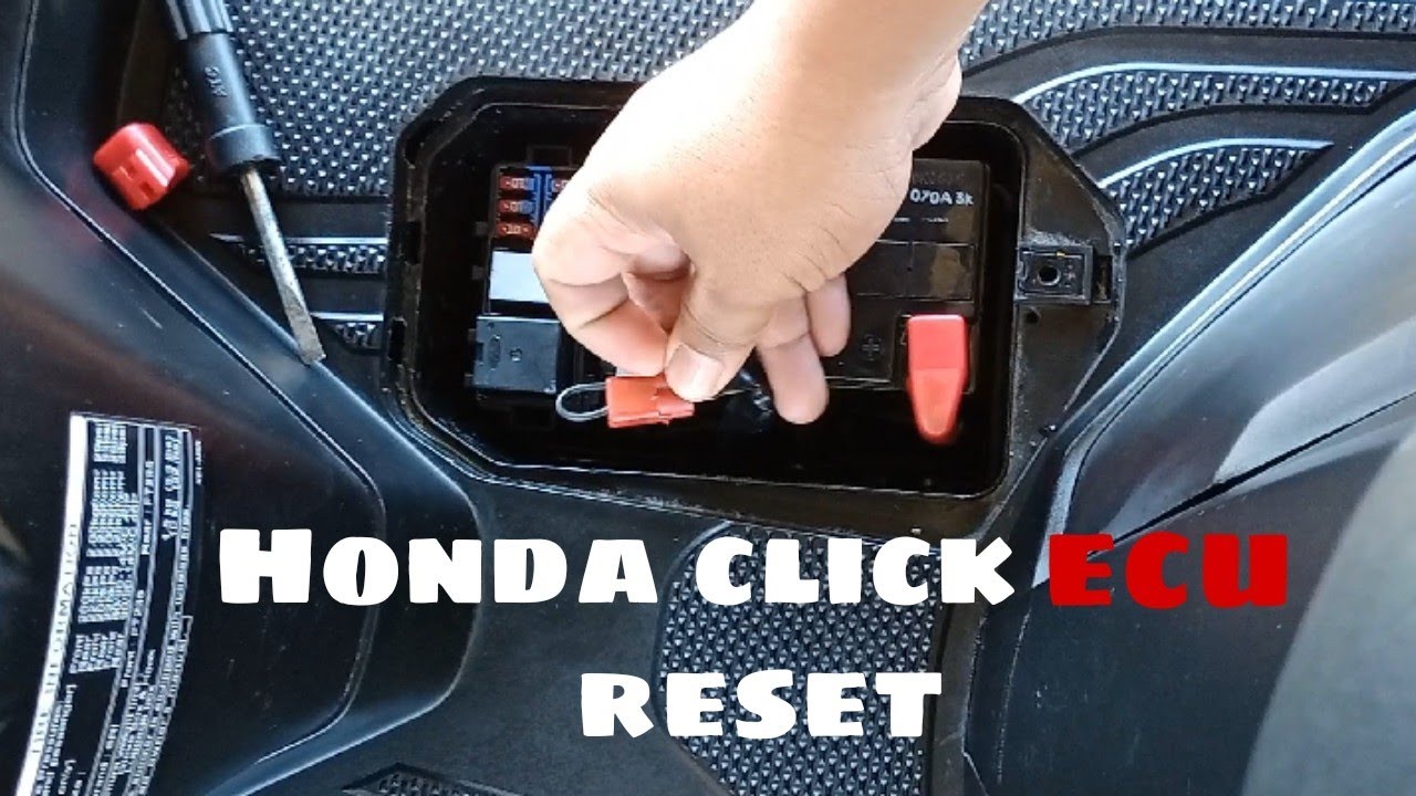 Honda click125i ECU RESET - YouTube