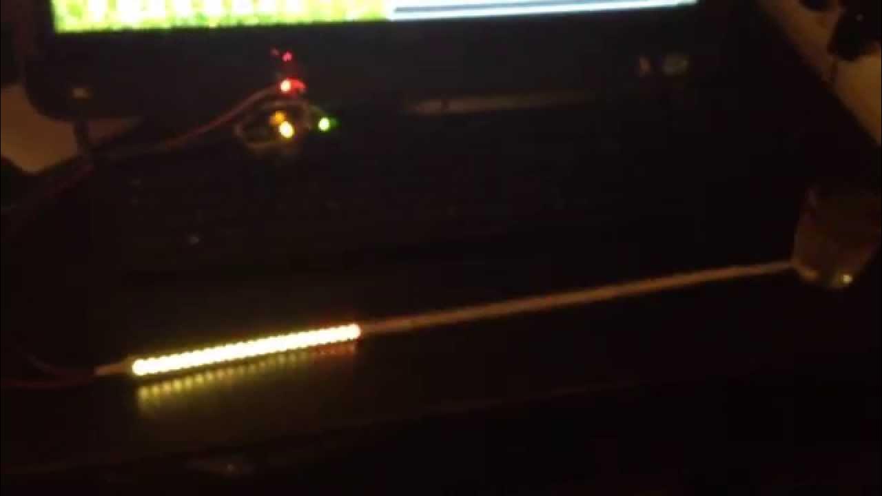 Playing with Arduino, music and WS2812 strip leds - YouTube