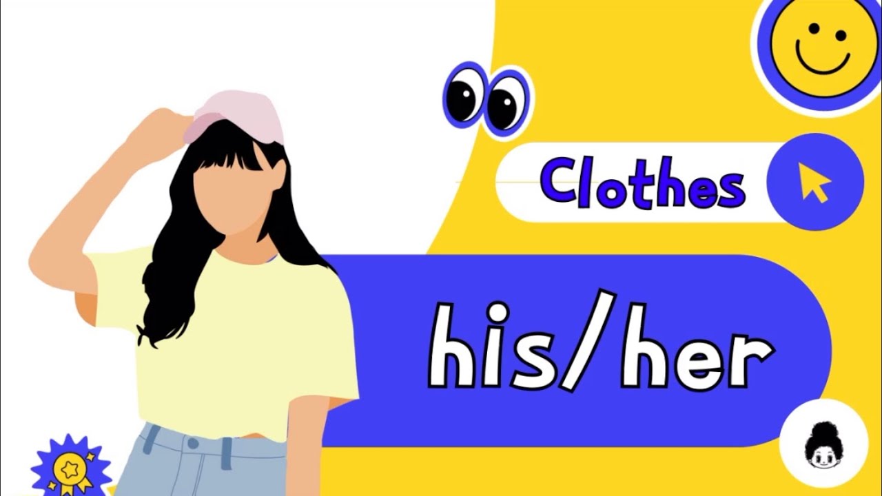 his/her clothes | English with Miss Fern - YouTube