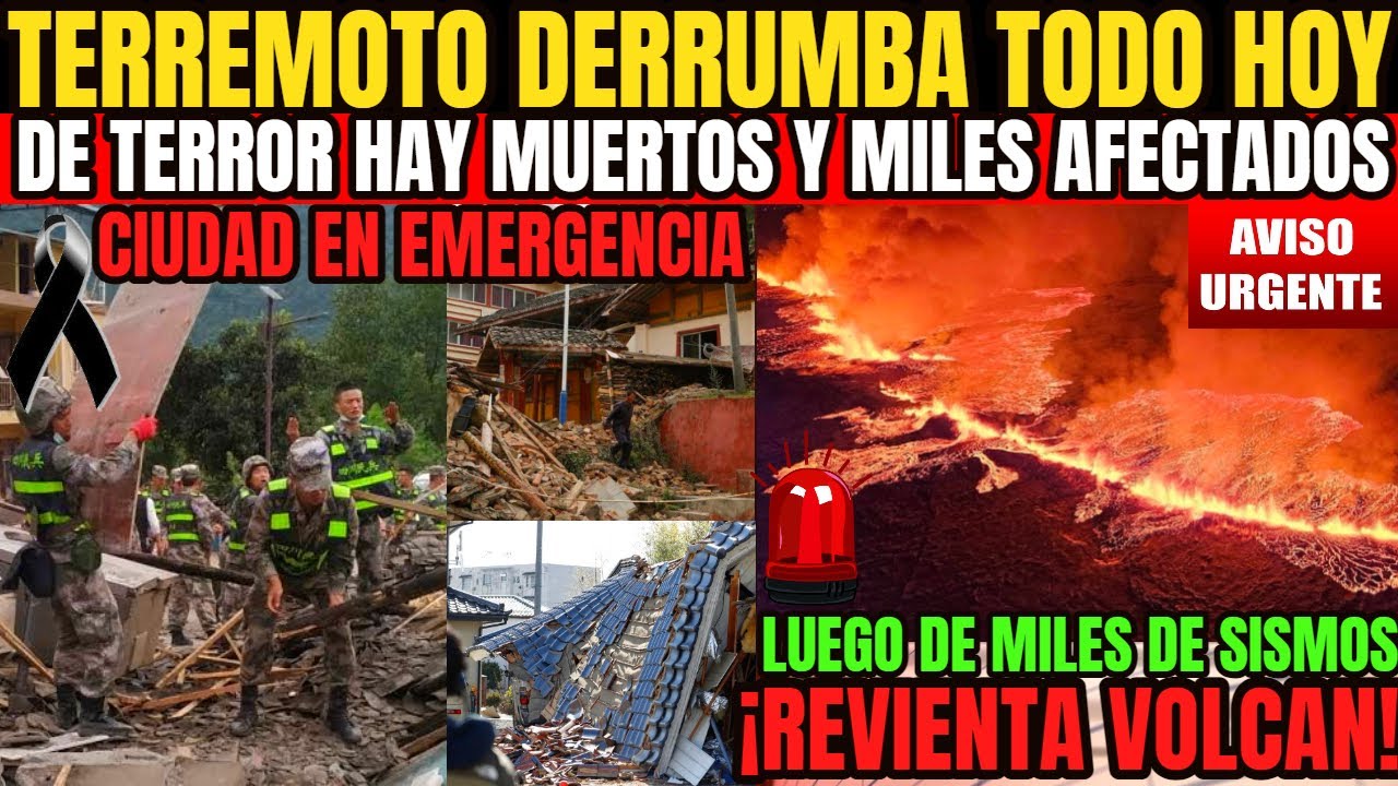 TERREMOTO DEVASTADOR COLAPSA LA CIUDAD REVIENTA VOLCÁN Y PARTE LA ...