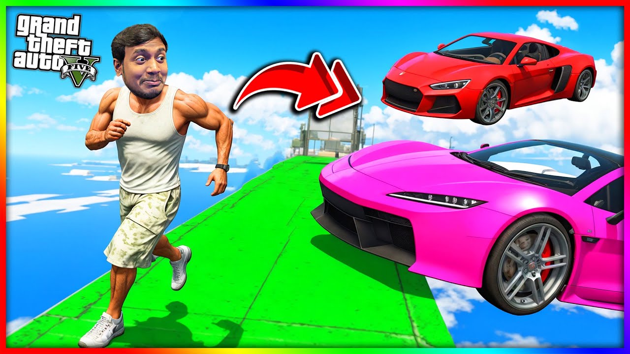 Super Cars VS Runners in GTA 5 - YouTube