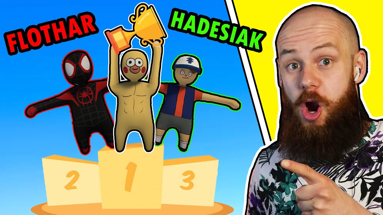 SPORTOWE ŚWIRKI NA WIELKIEJ OLIMPIADZIE W HUMAN FALL FLAT @Hadesiak ...