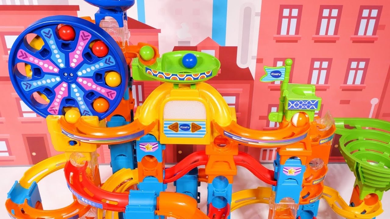 Toy Learning Video for Kids with the Colorful VTech Marble Maze! - YouTube