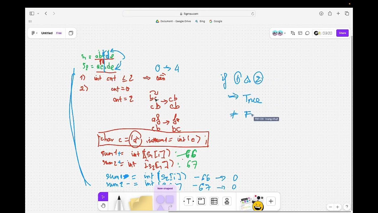 Leetcode 1790: Check if One String Swap Can Make Strings Equal - YouTube